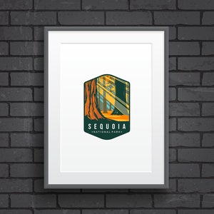 Sequoia National Park Emblem SVG Files | Sequoia National Park Cut ...