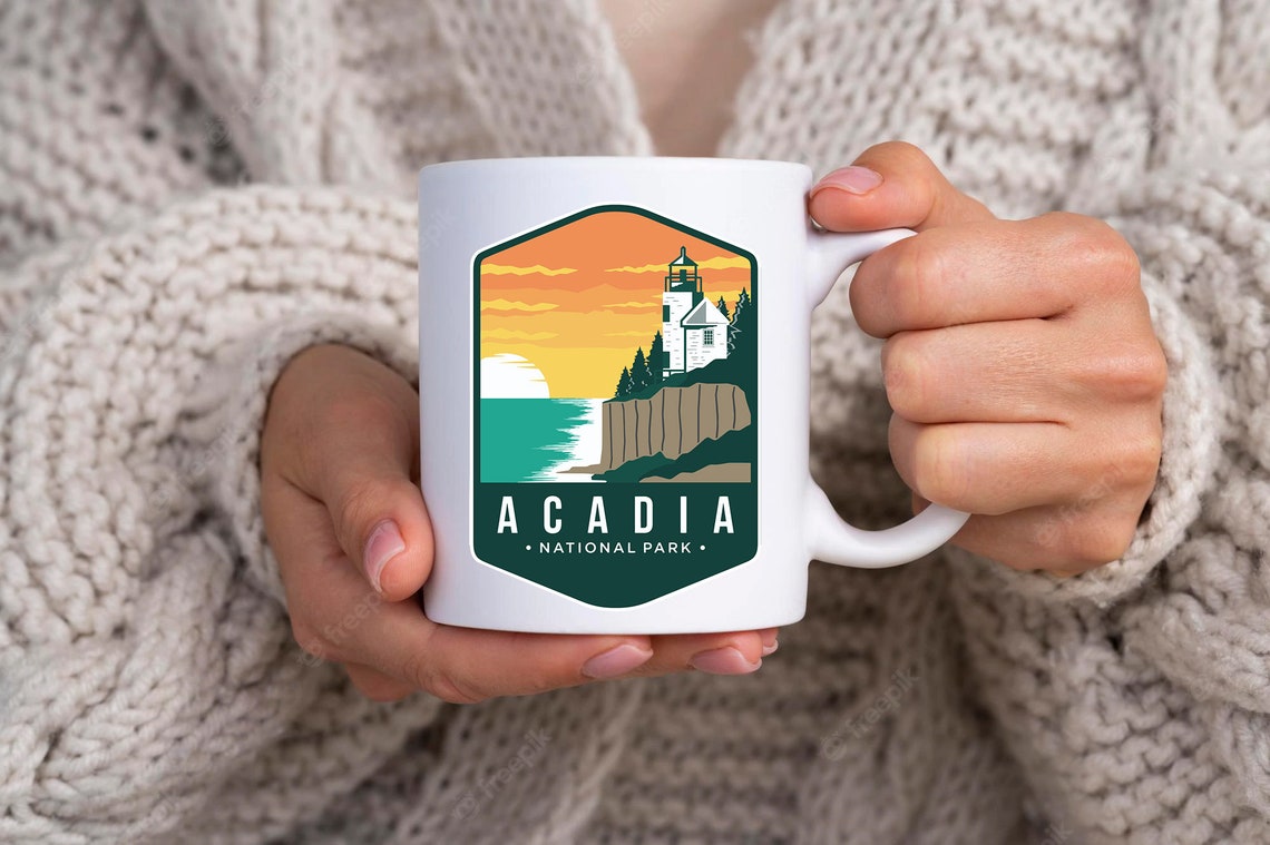 Acadia National Park Outline SVG Files Acadia National Park - Etsy