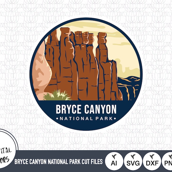 Bryce Canyon Svg - Etsy