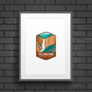 Yellowstone National Park Emblem SVG Files | Yellowstone National Park ...
