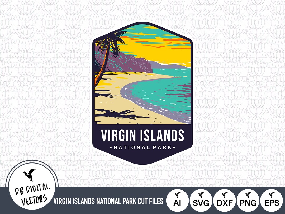 Virgin Islands National Park Emblem SVG Cut Files - Etsy