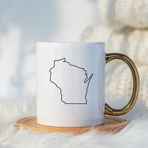 Wisconsin Outline SVG Files | Wisconsin Cut Files | United States of ...