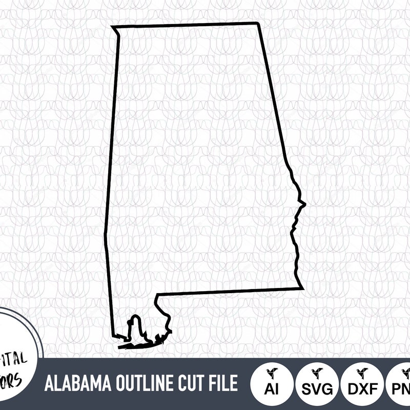 Alabama State Laser Files - Etsy