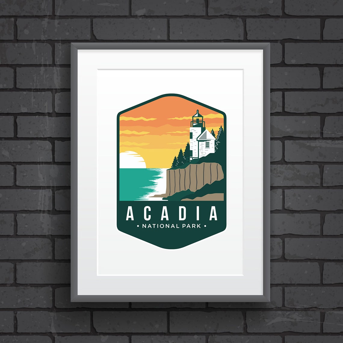 Acadia National Park Outline SVG Files Acadia National Park - Etsy