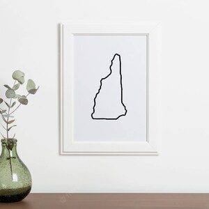New Hampshire Outline SVG Files | New Hampshire Cut Files | United ...