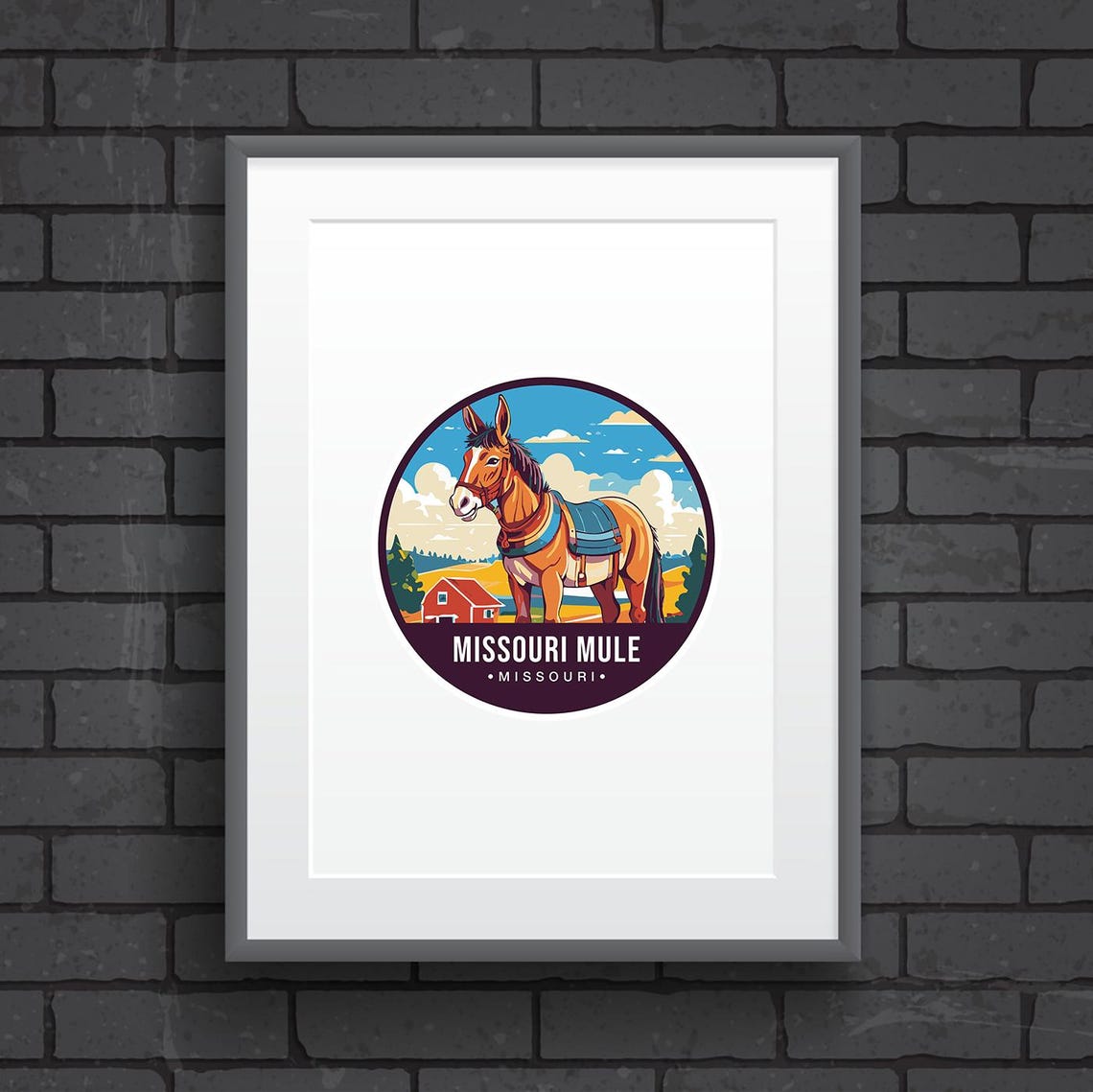 Missouri Mule SVG: State Animal Cut Files (digital Download) - Etsy