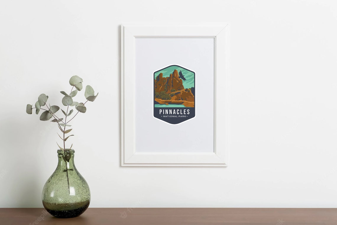 Pinnacles National Park Outline SVG Files Pinnacles National - Etsy