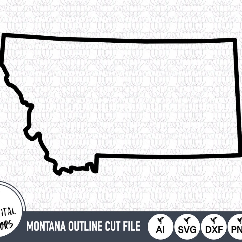 Montana Map Art Prints - Etsy