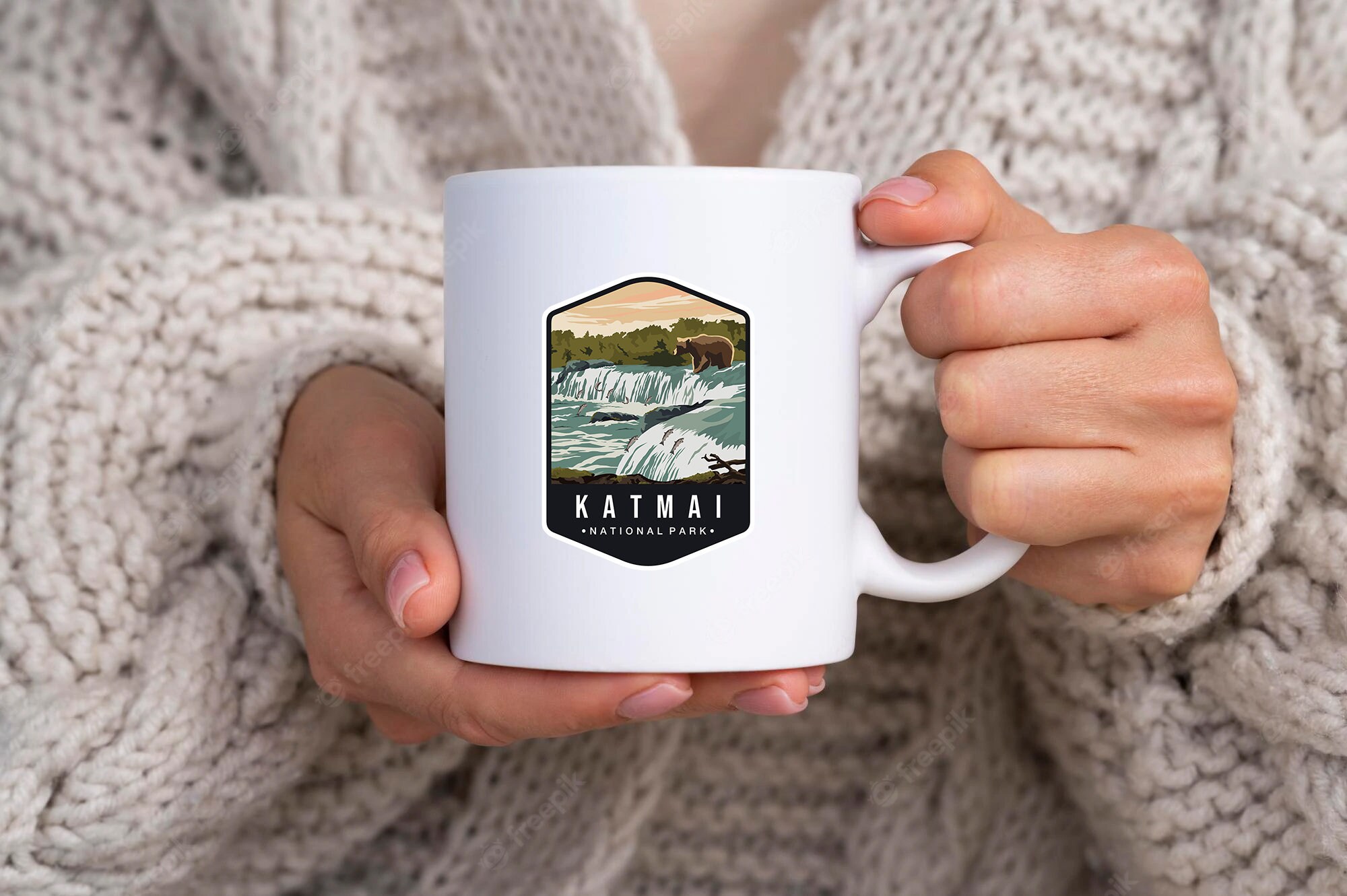 Katmai National Park Emblem SVG Files Katmai National Park - Etsy