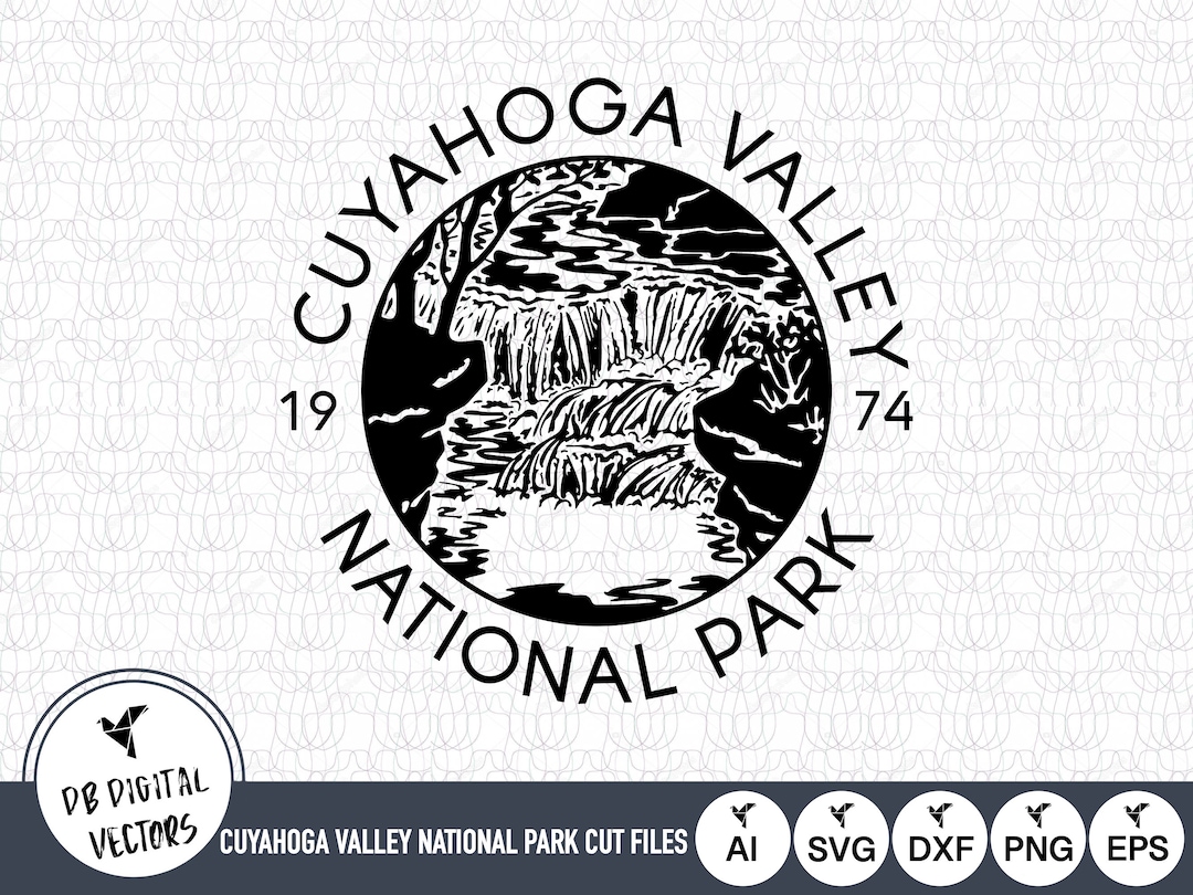Cuyahoga Valley National Park Emblem SVG Files (digital Download) - Etsy