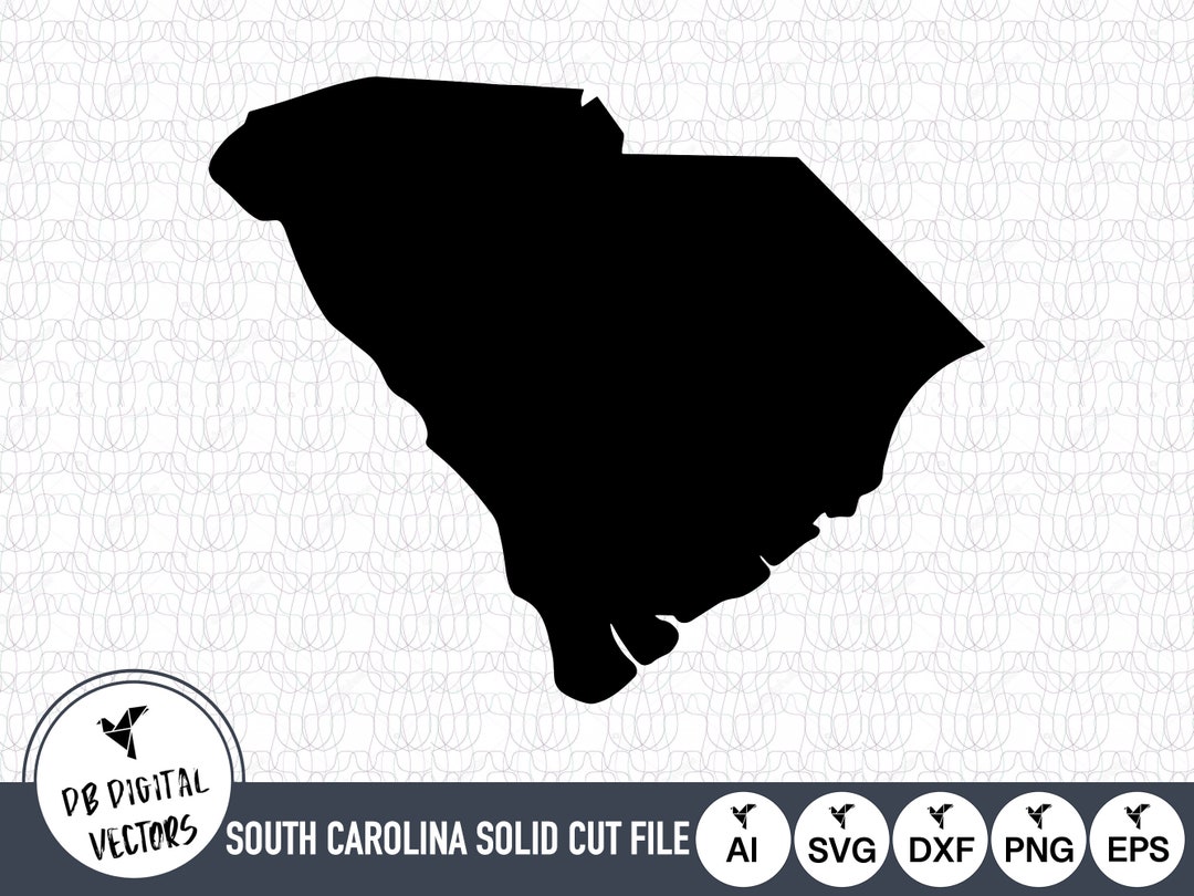 South Carolina Solid SVG Files | South Carolina Cut Files | United ...