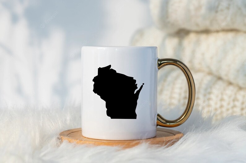 Wisconsin Map SVG Cut Files: Vector Clip Art (digital Download) - Etsy