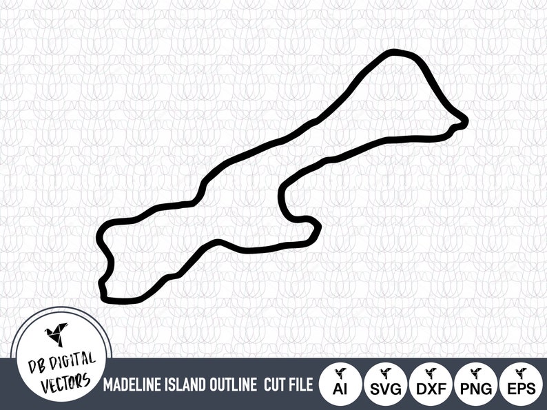 Madeline Island Outline SVG Files Madeline Island Cut Files - Etsy ...