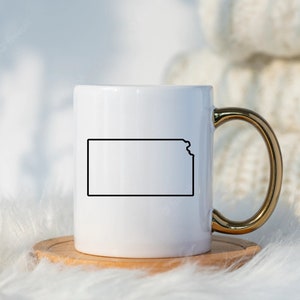 Kansas Outline SVG: State Map Cut Files (digital Download) - Etsy
