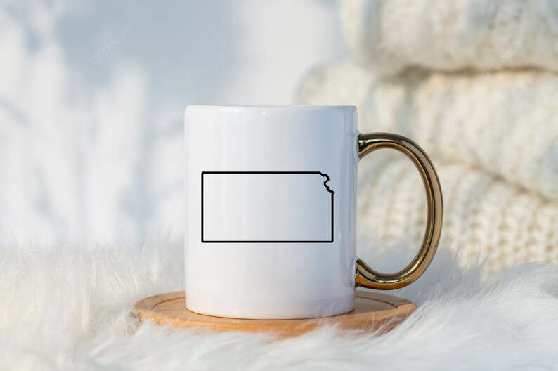 Kansas Outline SVG Files Kansas Cut Files United States of - Etsy