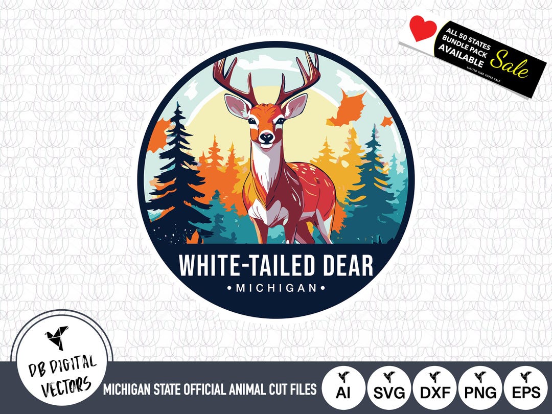 Michigan State Official Animal SVG Files | Animal Cut Files | United ...