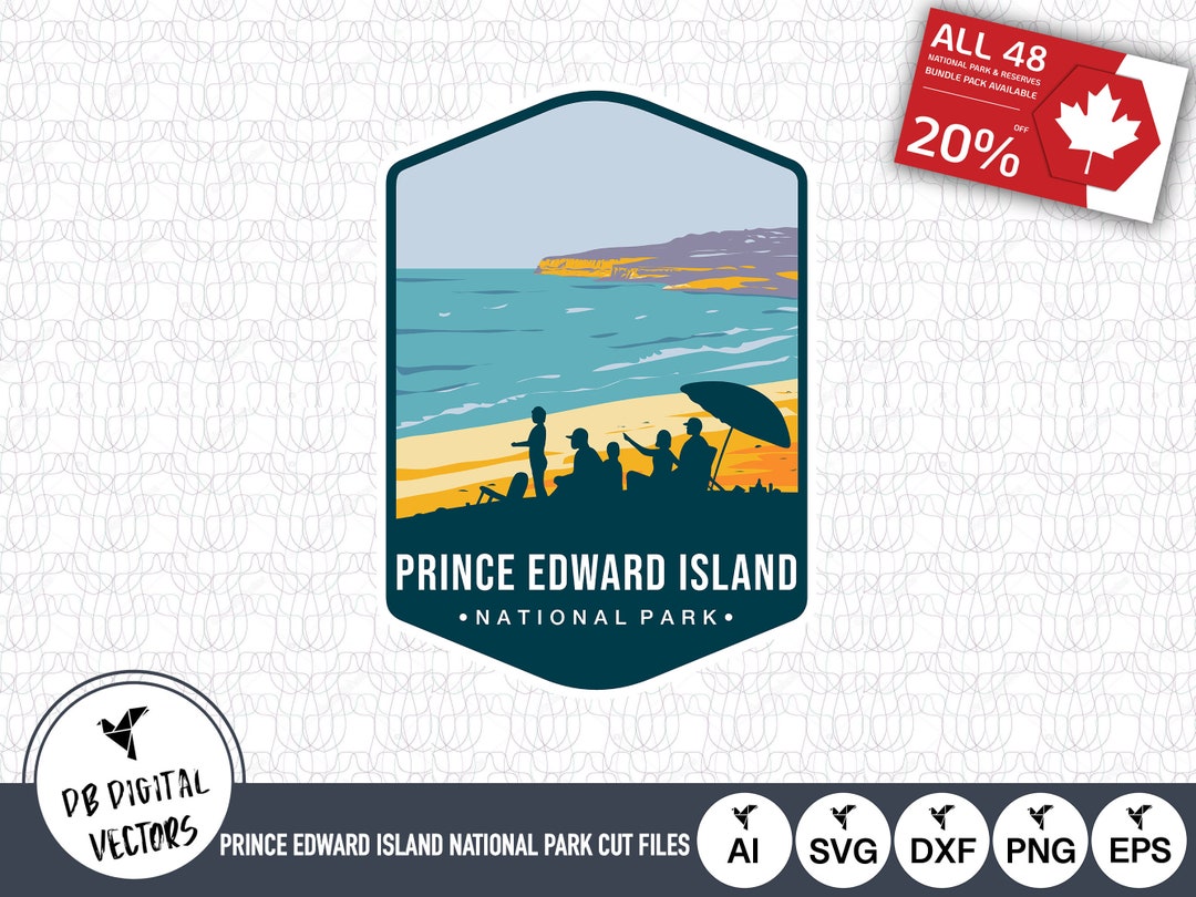 PEI National Park Outline SVG Files | Vector Graphics (digital Download ...