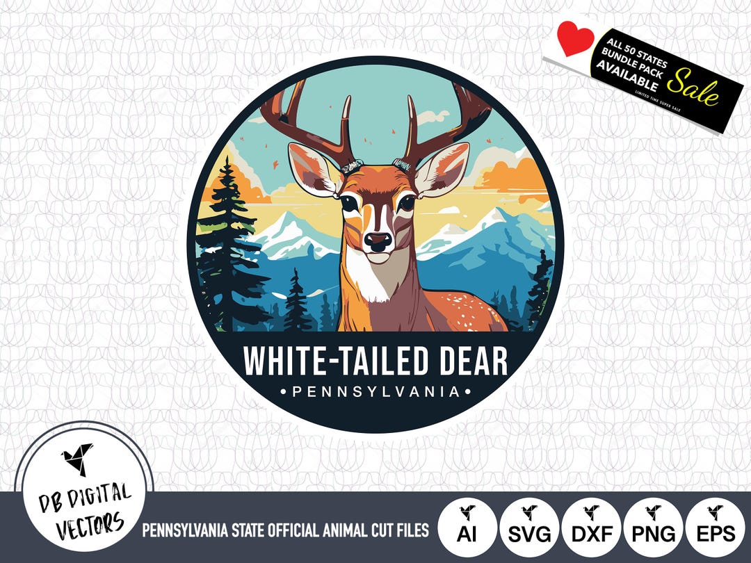 Pennsylvania State Official Animal SVG Files | Animal Cut Files ...