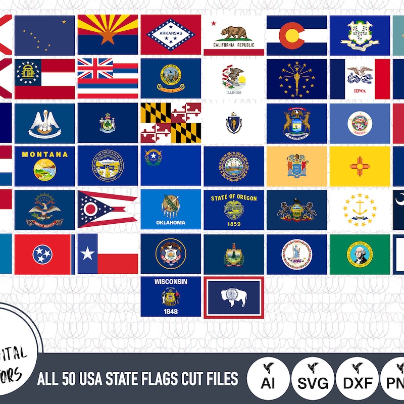State Flags - Etsy