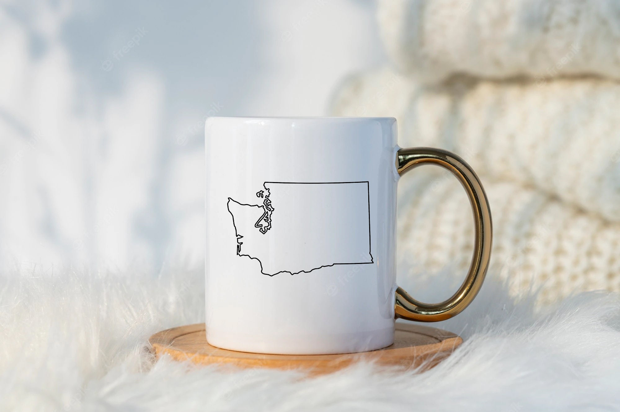 Washington Outline SVG Files Washington Cut Files United - Etsy