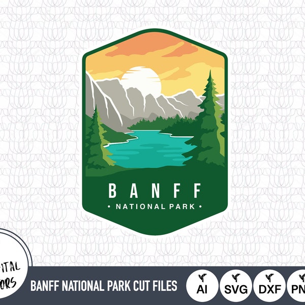 Banff national park svg - Etsy México