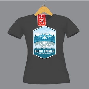 Mount Rainier National Park Outline SVG Files Mount Rainier - Etsy