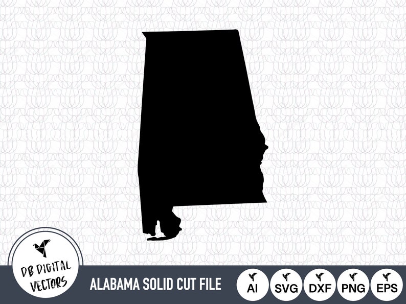 Alabama Solid SVG Files | Alabama Cut Files | United States of America ...
