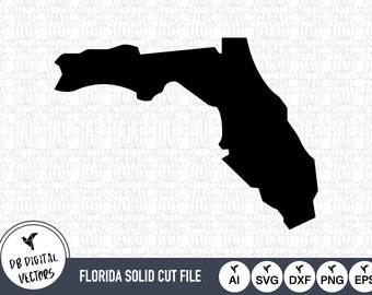 Florida Outline SVG Files, Florida Cut Files, United States of America ...