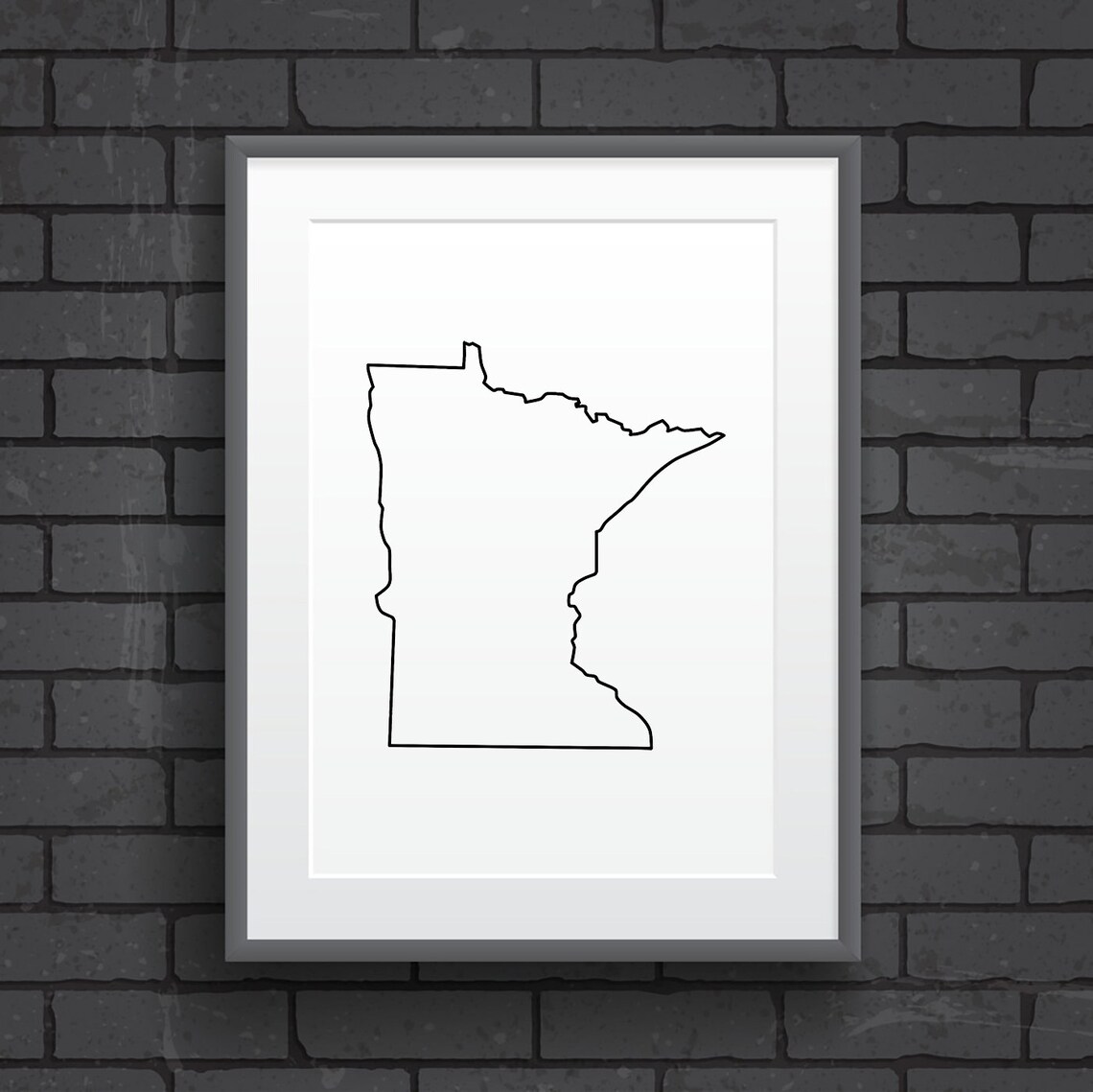 Minnesota Outline SVG Files Minnesota Cut Files United - Etsy