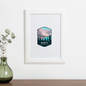 Banff National Park Outline SVG Files | Banff National Park Cut Files ...