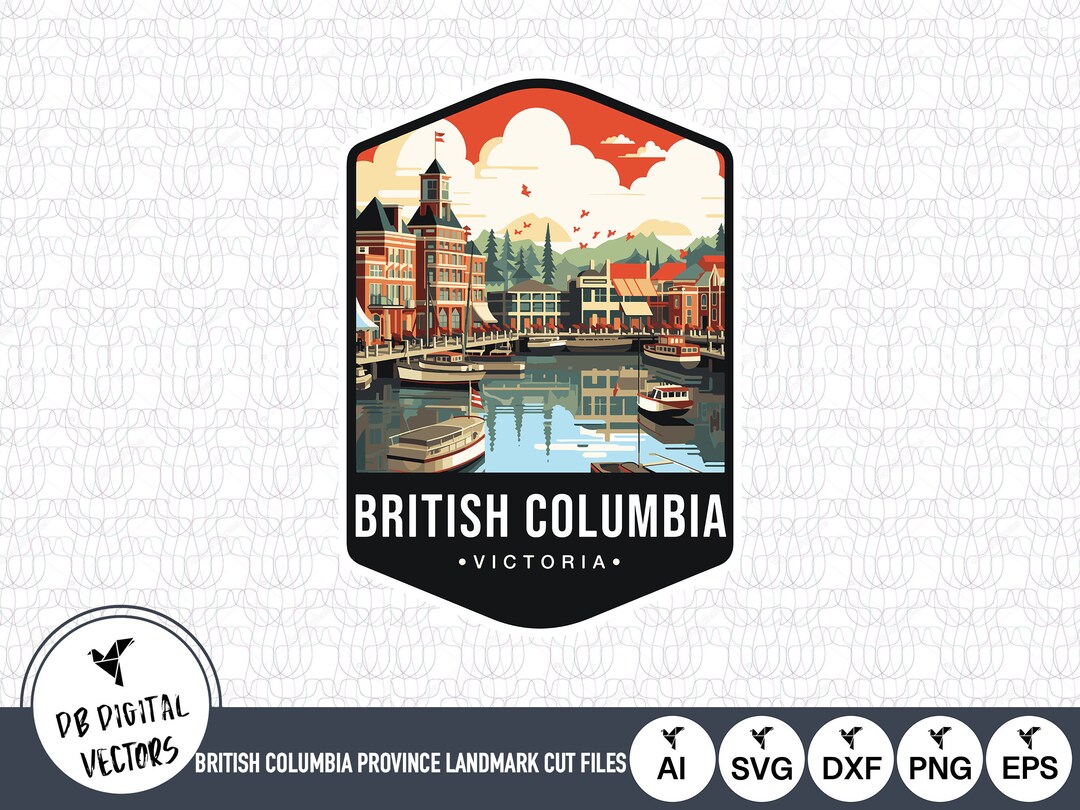 Empress Hotel Victoria, BC SVG Cut Files: Canada Landmark Art - Etsy
