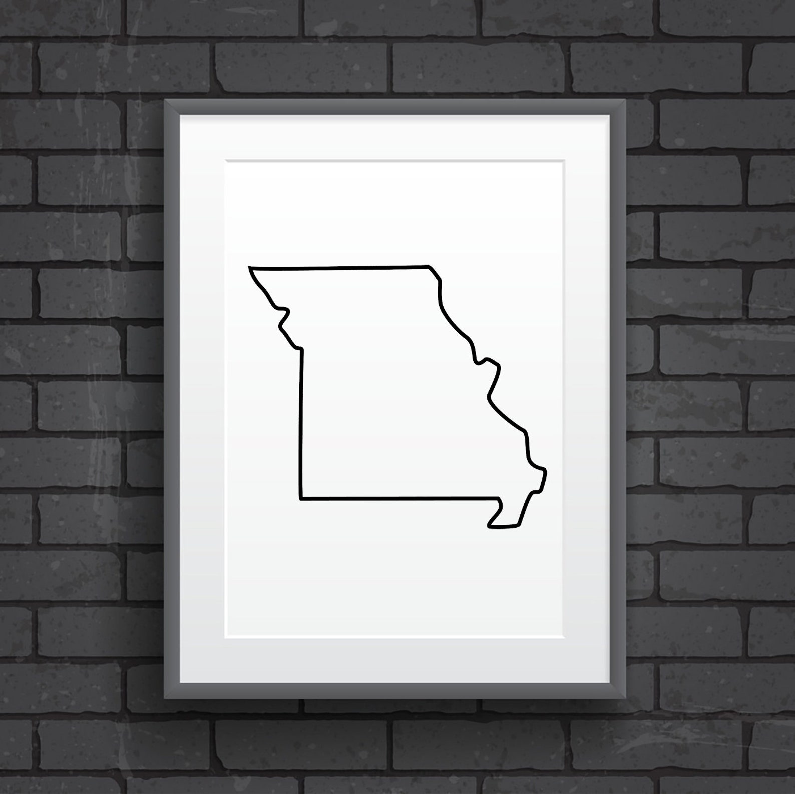 Missouri Outline SVG Files Missouri Cut Files United - Etsy