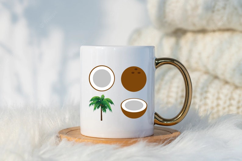 Coconut Slice Bundle SVG Files Coconut Fruit SVG Cut Files - Etsy