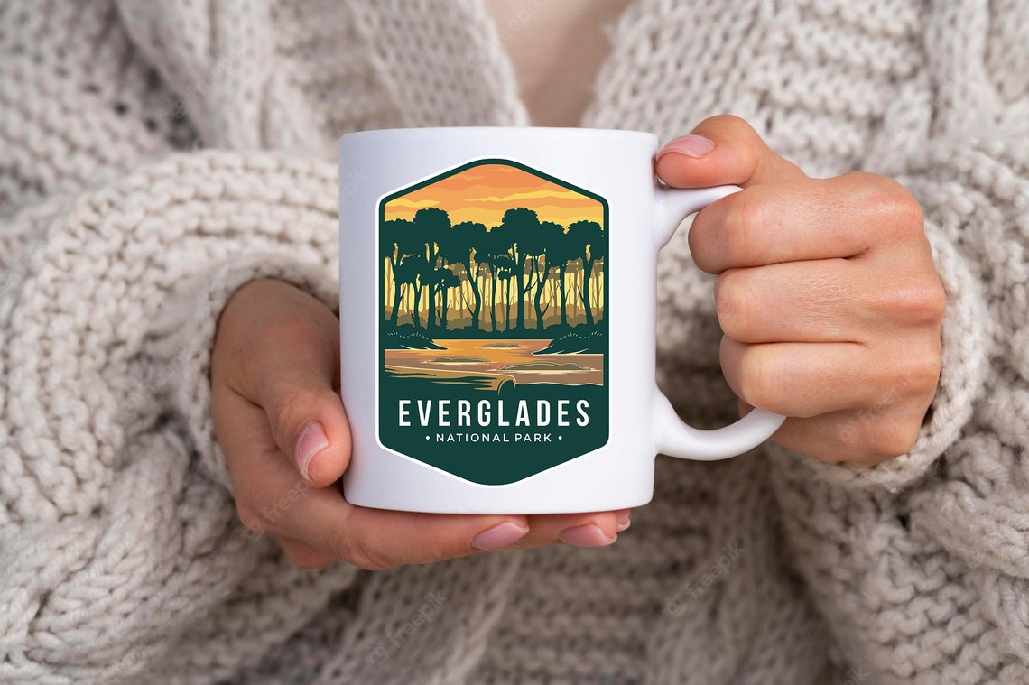 Everglades National Park Outline SVG Files Everglades - Etsy
