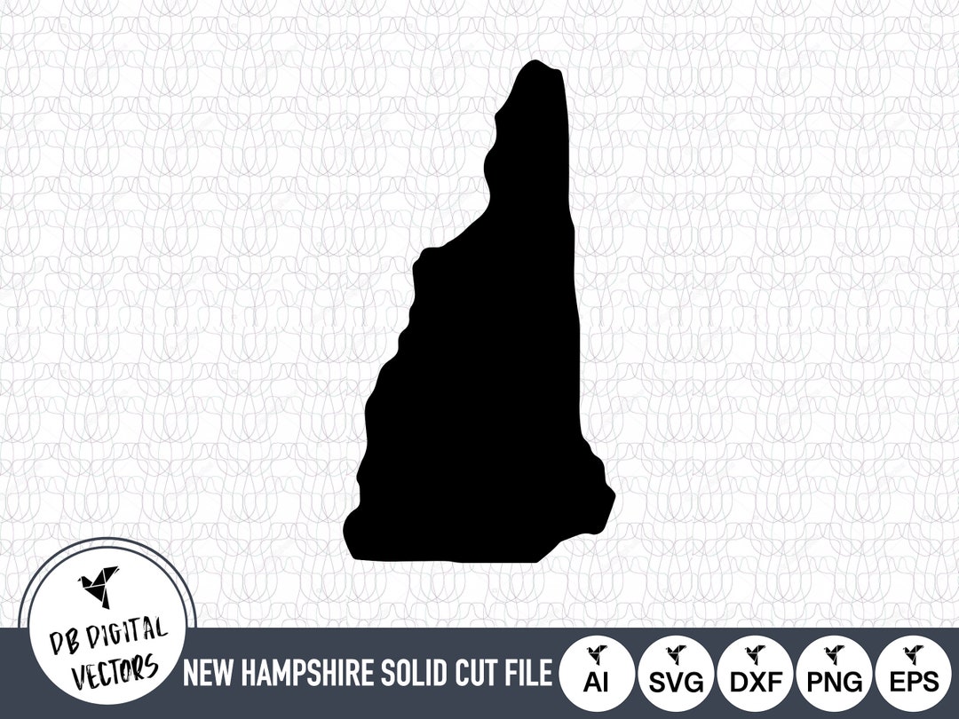 New Hampshire Solid SVG Files | New Hampshire Cut Files | United States ...