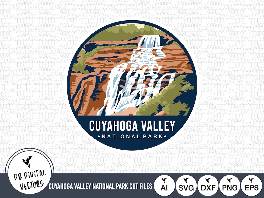 Cuyahoga Valley National Park Outline SVG Files | Cuyahoga Valley ...