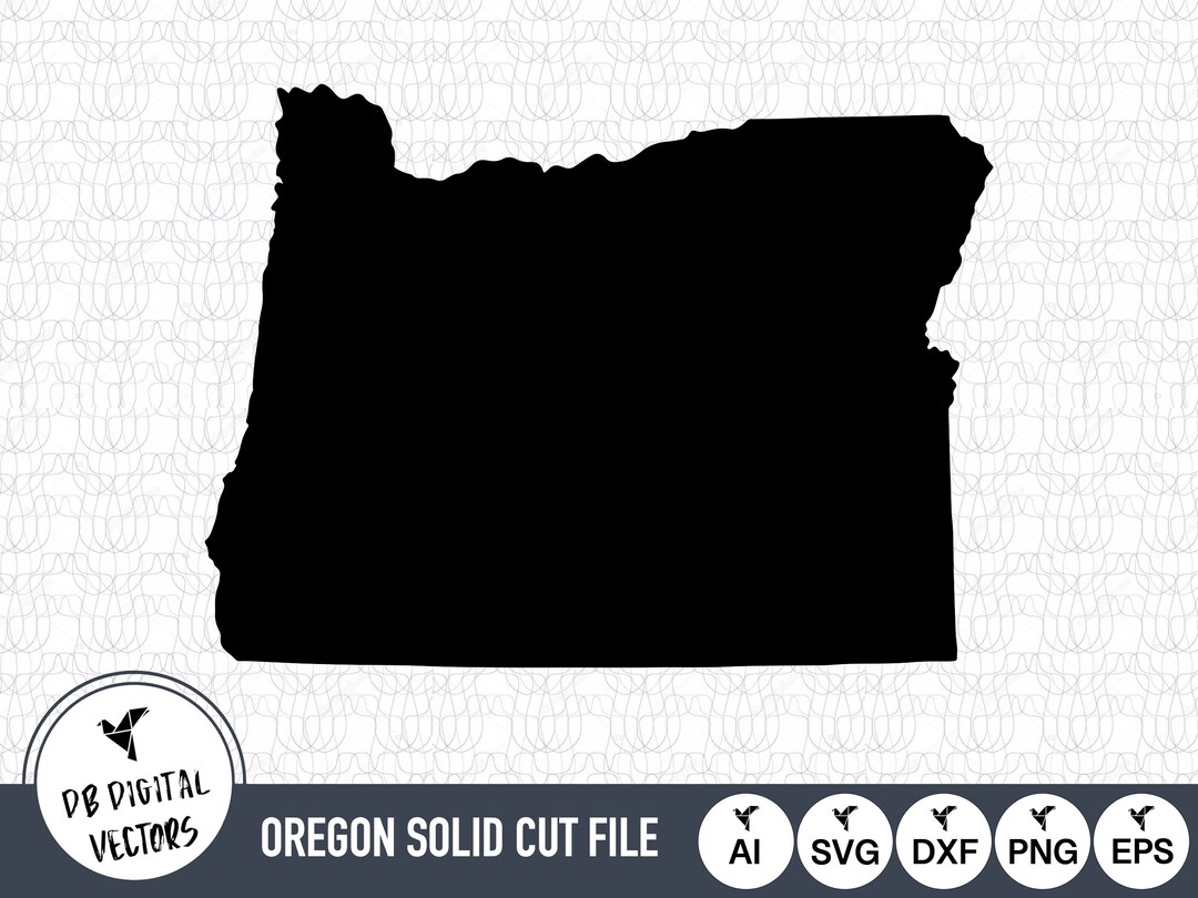 Oregon Solid SVG Files | Oregon Cut Files | United States of America ...