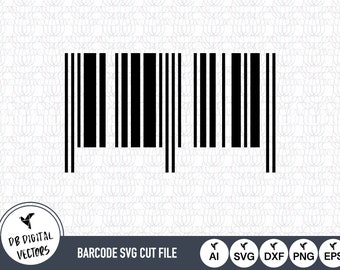 Barcode SVG Files Plain Barcode Cut Files Barcode Vector Files Plain ...