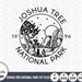 Joshua Tree National Park Outline SVG Files Joshua Tree National Park ...