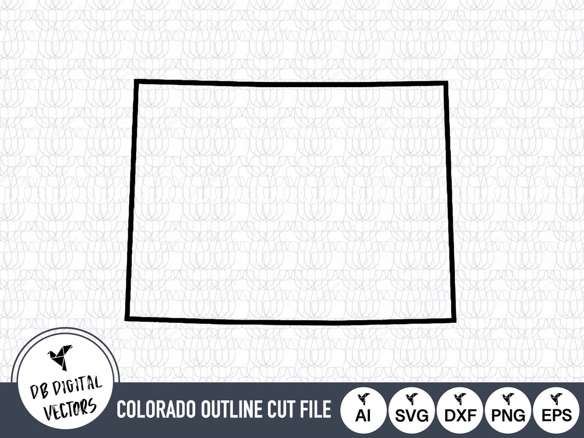 Colorado Outline SVG Files | Colorado Cut Files | United States of ...