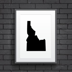 Idaho Solid SVG Files Idaho Cut Files United States of America Vector ...