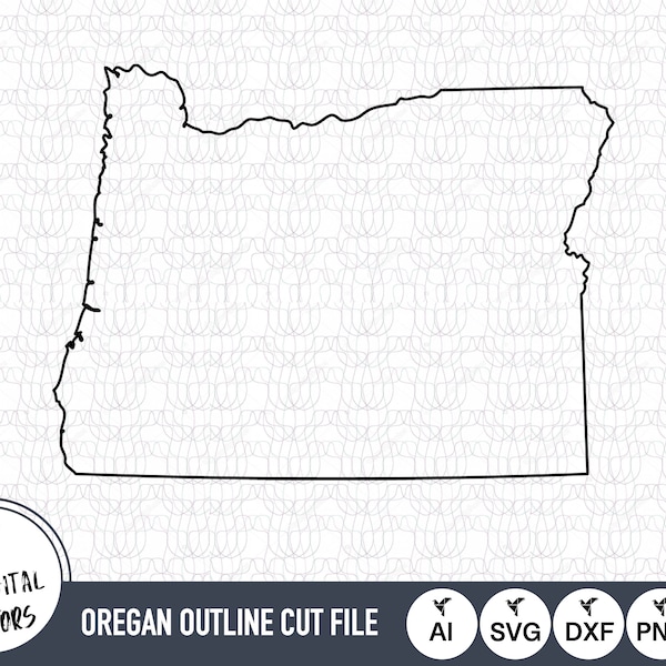 Oregon Outline - Etsy