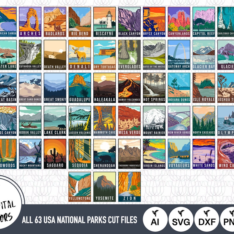 National Park - Etsy