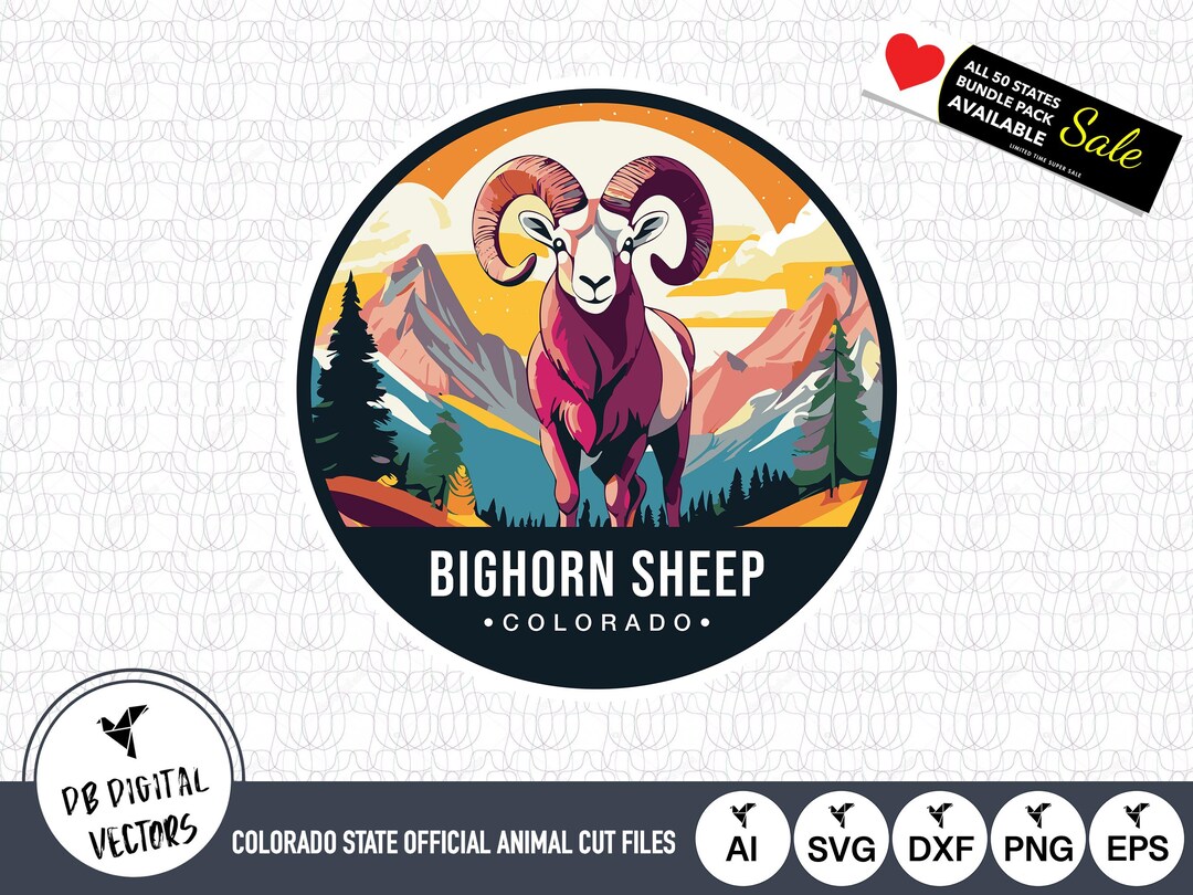 Colorado State Official Animal SVG Files | Animal Cut Files | United ...