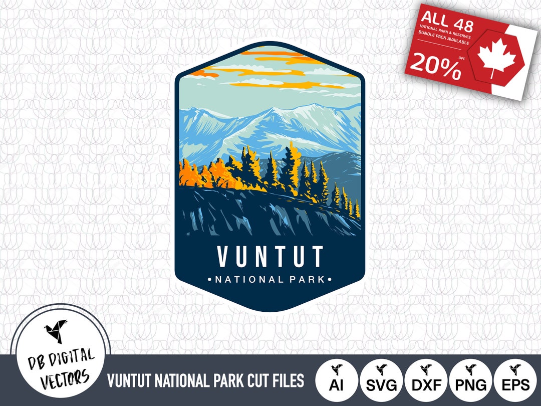 Vuntut National Park Outline SVG Files | Vuntut National Park Cut Files ...