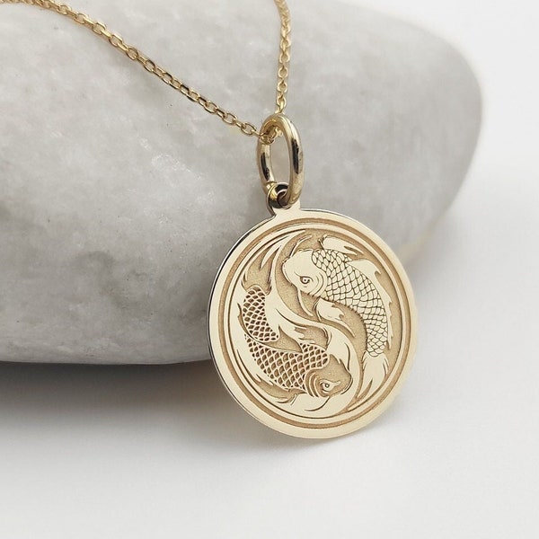 Koi Fish Necklace - Etsy