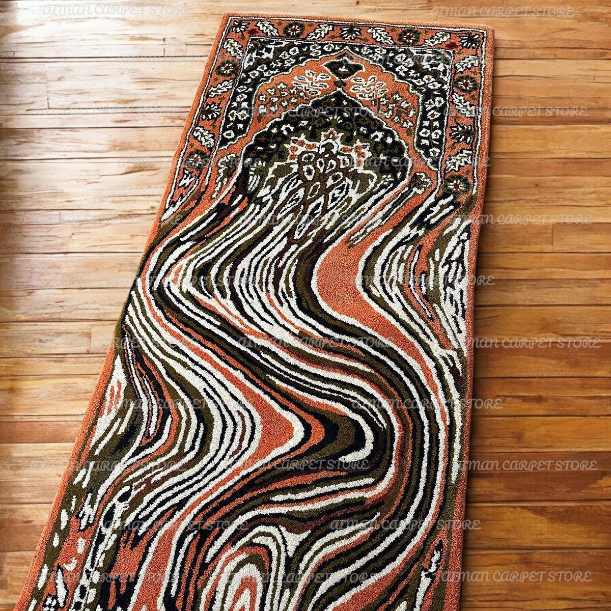 Melting Hand Tufted Melting Persian Beige Rug Design Tufted 100% Wool ...