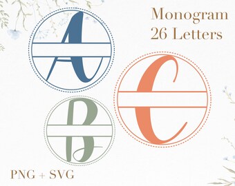 Split Letter Vector Font - Etsy