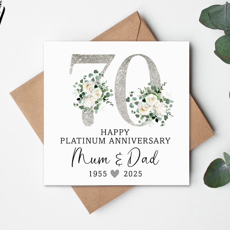 Platinum Metal Card - Etsy UK