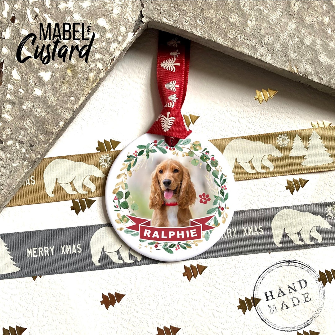 Personalised Dog Bauble, Personalised Dog Christmas Gift, Dog Tree ...